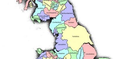 United Kingdom - UK map - Maps United Kingdom - UK (Northern Europe ...